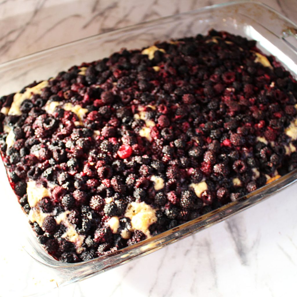 Black Raspberry Cake - third blessed farmhouse