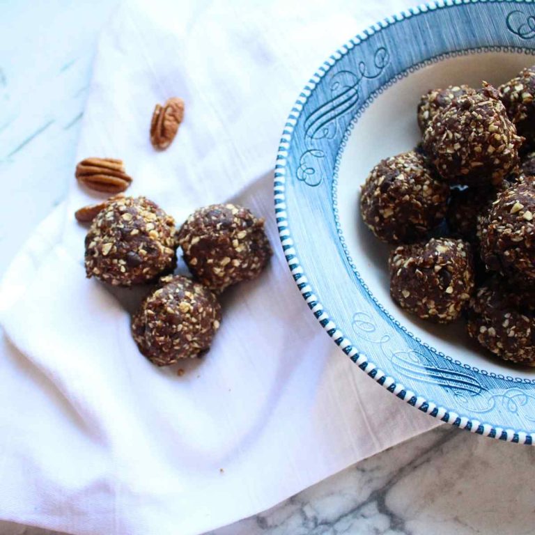 Chocolate Date Energy Balls - Third Blessed Farmhouse