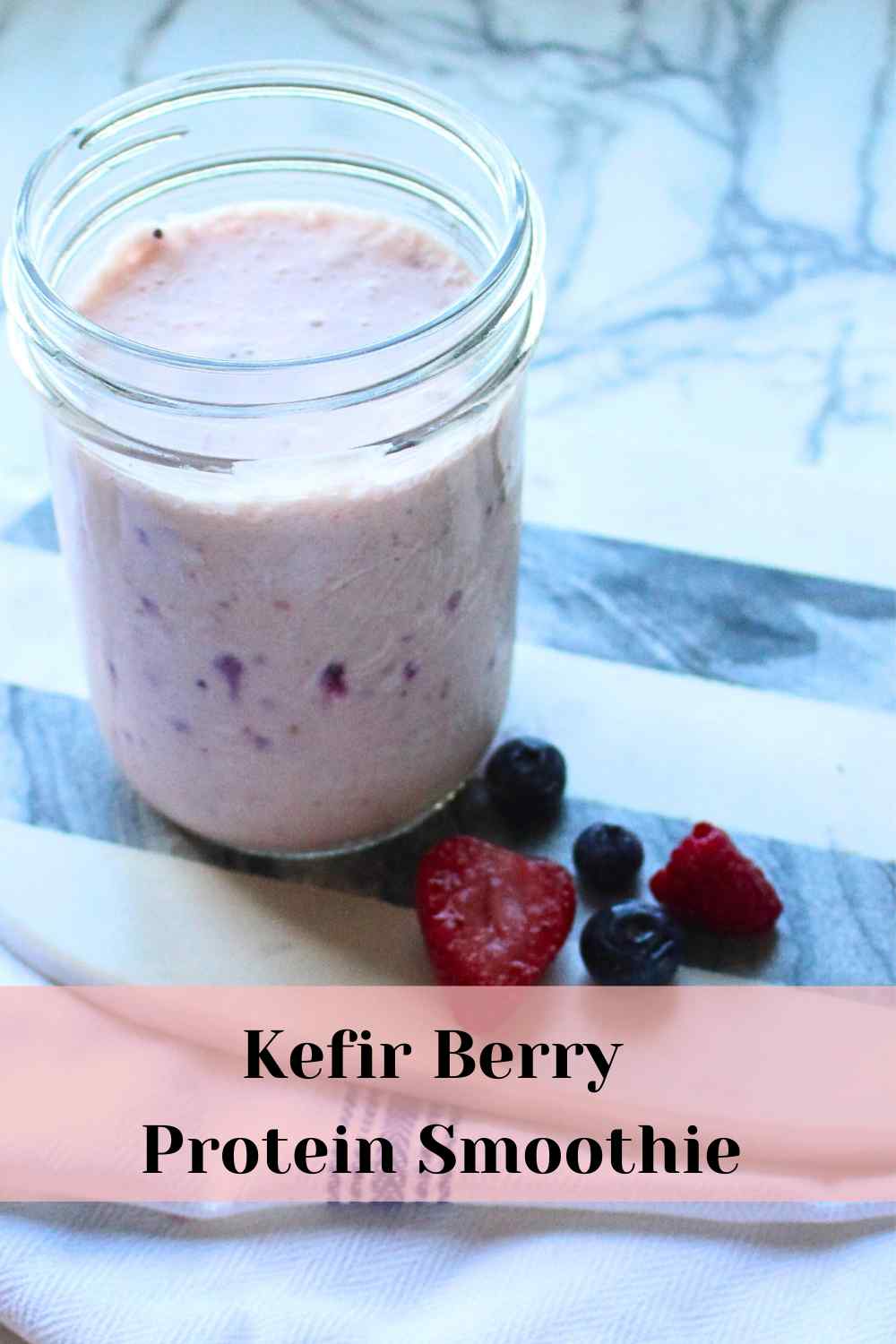 Kefir Berry Protein Smoothie - Third Blessed Farmhouse